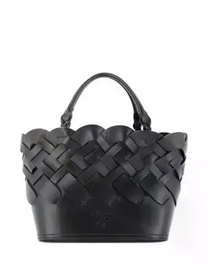 Prada Tress Leather Small Tote Bag