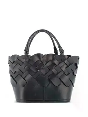 Prada Tress Leather Small Tote Bag