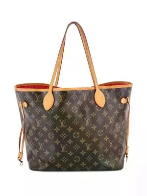 LOUIS VUITTON Neverfull Nm Limited Edition Cities V Monogram Canvas Mm Tote Bag - Brown