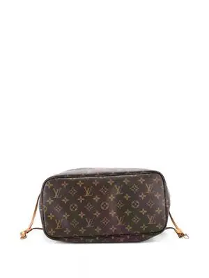 LOUIS VUITTON Neverfull Nm Limited Edition Cities V Monogram Canvas Mm Tote Bag - Brown