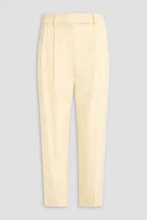 ESSE STUDIOS Onus Crepe Tapered Pants - Cream