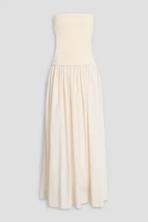 ESSE STUDIOS Strapless Maxi Dress - Cream