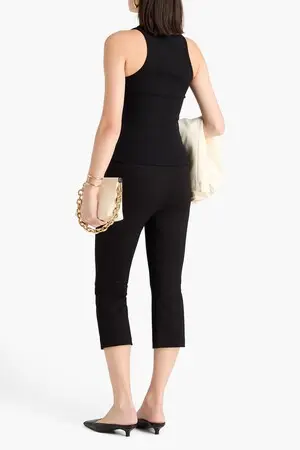 ESSE STUDIOS Ribbed Jersey Tank - Black