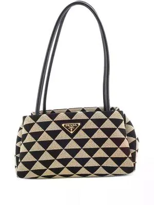 Prada Symbole Jacquard Small Shoulder Bag