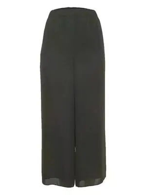Theory Elasticated-waist Chiffon Trousers