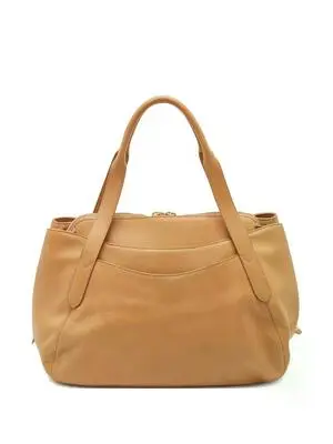 LANCEL Leather Tote Bag - Neutrals
