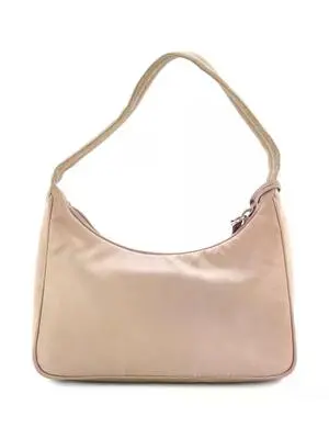 Prada Re-edition 2000 Tessuto Mini Hobo Bag - Neutrals
