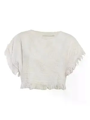 Zimmermann Palm Tree Fringed Top