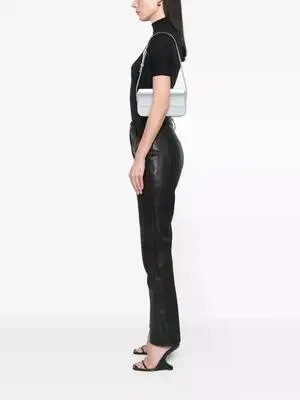 Celine Triomphe All Over Laminated Calfskin Claude Shoulder Bag