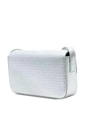 Celine Triomphe All Over Laminated Calfskin Claude Shoulder Bag