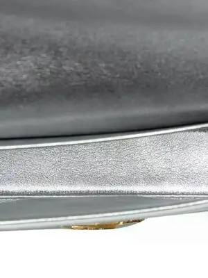 Celine Triomphe All Over Laminated Calfskin Claude Shoulder Bag