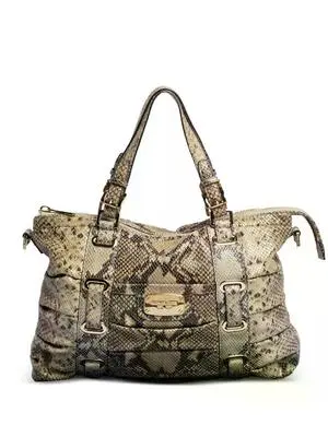 Michael Kors 2000 Python-skin Shoulder Bag