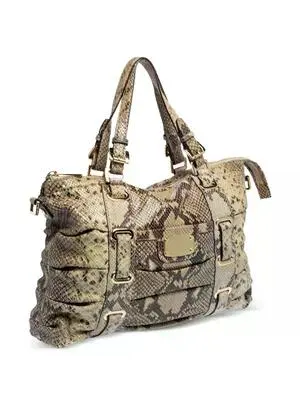 Michael Kors 2000 Python-skin Shoulder Bag
