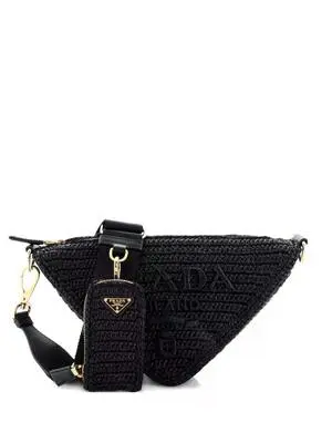 Prada Raffia Pouch