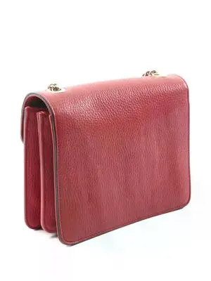 Gucci 2000s Interlocking G Shoulder Bag - Red