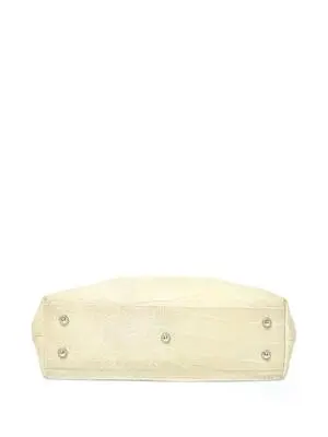 Furla Croc Embossed Leather Tote