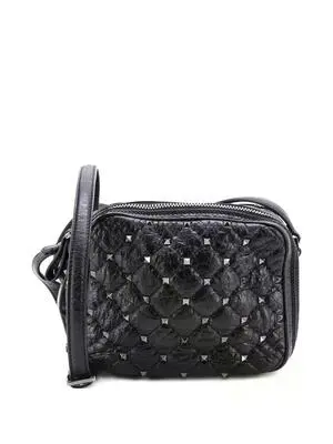 Black Silver-Tone Crossbody Bags