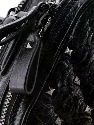 Valentino Garavani Rockstud Double Zip Camera Crossbody Bag - Black