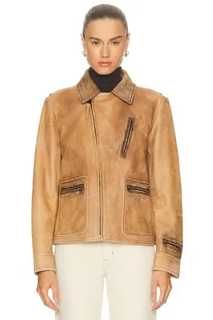Ralph Lauren Gibbons Moto Jacket