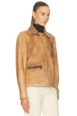 Ralph Lauren Gibbons Moto Jacket