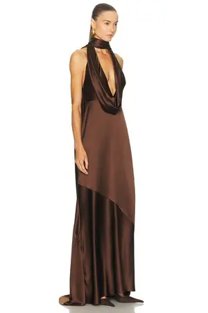 Monse Scarf Maxi Dress