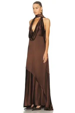 Monse Scarf Maxi Dress