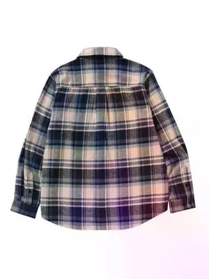 A BATHING APE Plaid Appliqué Shirt