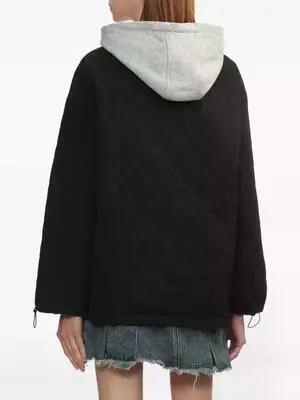 MINI CREAM Hooded Quilted Jacket