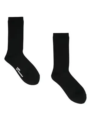 Noir Kei Ninomiya Ribbed-cuff Socks - Black