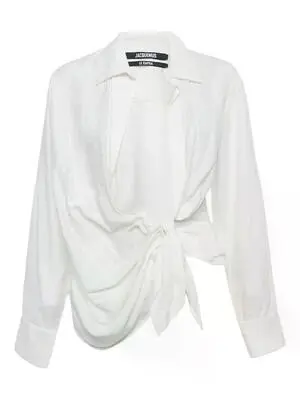 Jacquemus Tie-up Blouse