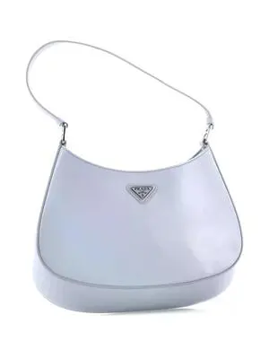 Prada Cleo Shoulder Bag Spazzolato Leather Medium - Grey