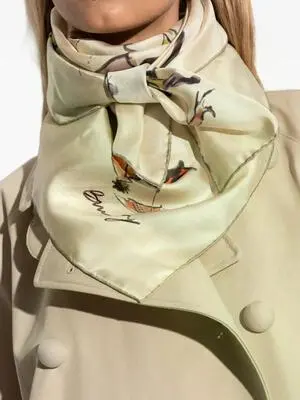 Burberry Printed Silk Scarf