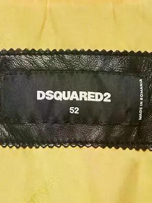 Dsquared2 Leather Biker Jacket