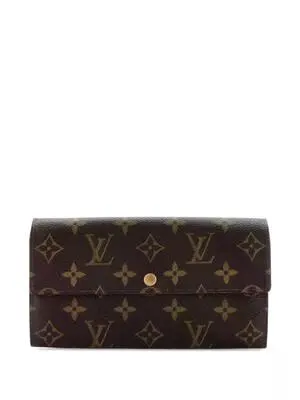 LOUIS VUITTON Sarah Wallet Monogram Canvas Small Wallets - Brown
