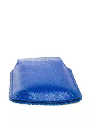 Furla Scallop-trim Phone Case - Blue