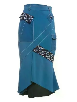 PETER PILOTTO Contrast-stitching Midi Skirt