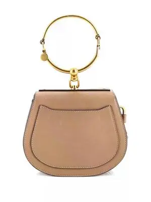 Chloé Nile Leather Small Crossbody Bag - Neutrals