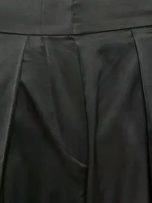 Emporio Armani Satin Pleated Trousers