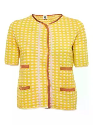 Missoni Patterned Knit Cardigan - Yellow