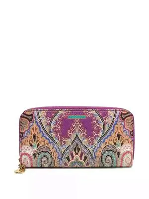 Etro Gold Tone Wallets For Women
