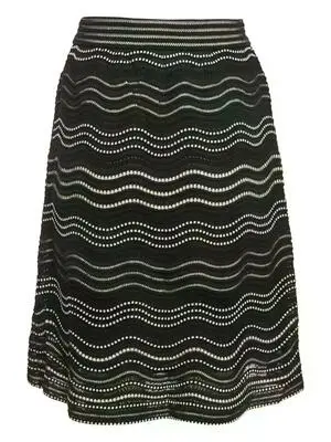 Missoni Wave Knitted Skirt