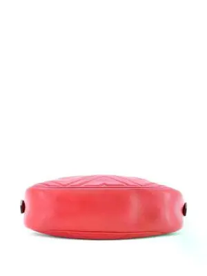 Gucci Gg Marmont Matelasse Small Shoulder Bag - Red