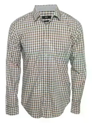 BOSS Checked Cotton Shirt