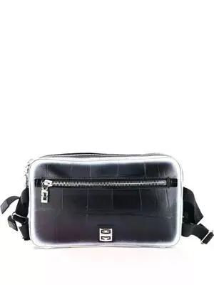 Givenchy Bum Bag Crocodile Embossed Leather Belt Bag