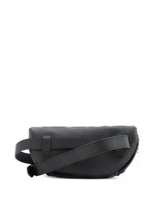 Gucci Leather Belt Bag With Gg Coated Canvas