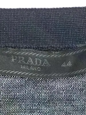 Prada Fine-knit Wool Cardigan - Blue