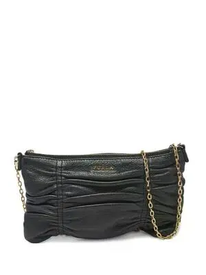 Furla Ruched Chain Crossbody Bag