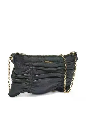 Furla Ruched Chain Crossbody Bag