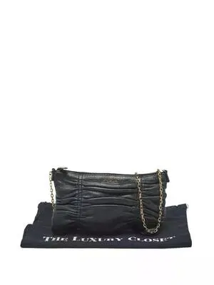 Furla Ruched Chain Crossbody Bag