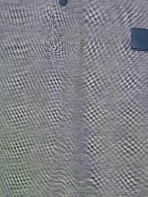BOSS Logo-detail Cotton Polo Shirt - Grey